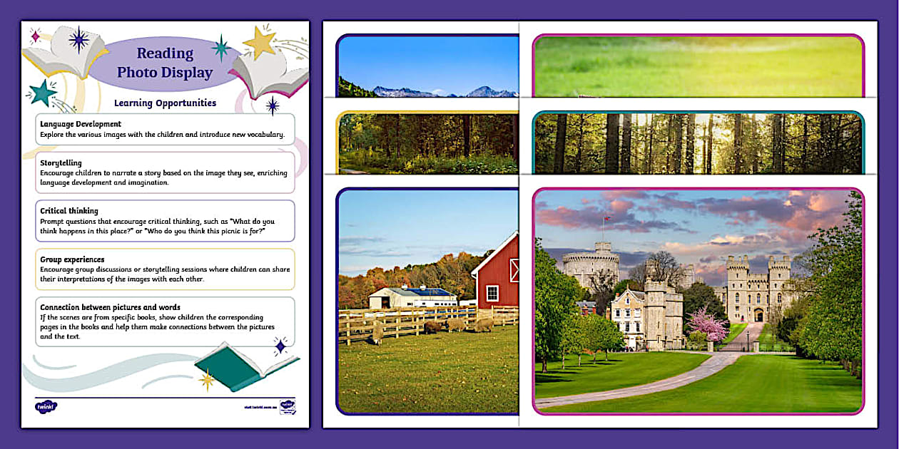 Reading Photo Posters (teacher made) - Twinkl