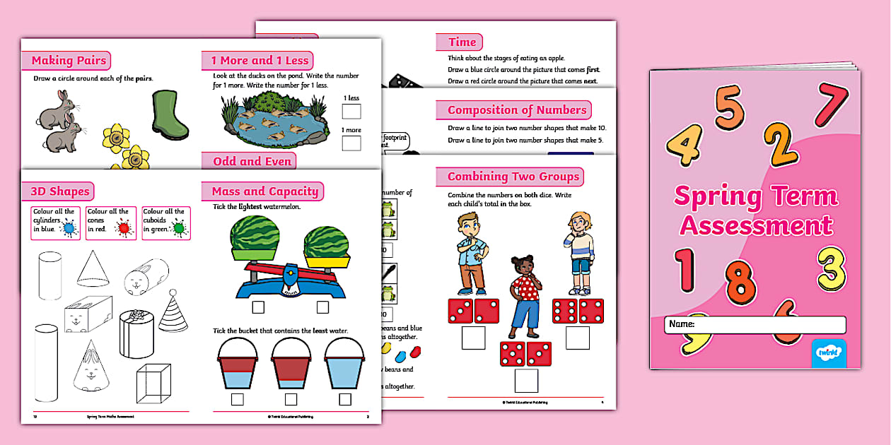 👉 EYFS Reception Spring Term Assessment (Supporting White Rose Maths)