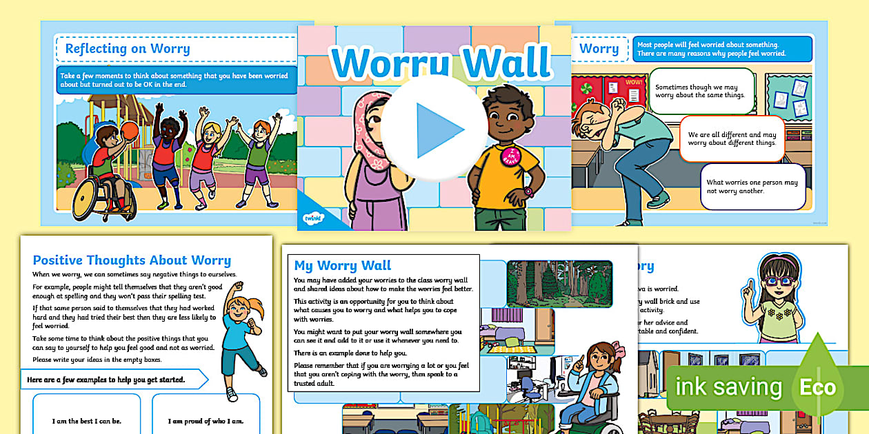 Worry Wall Pack | Managing Worries (Teacher-Made) - Twinkl