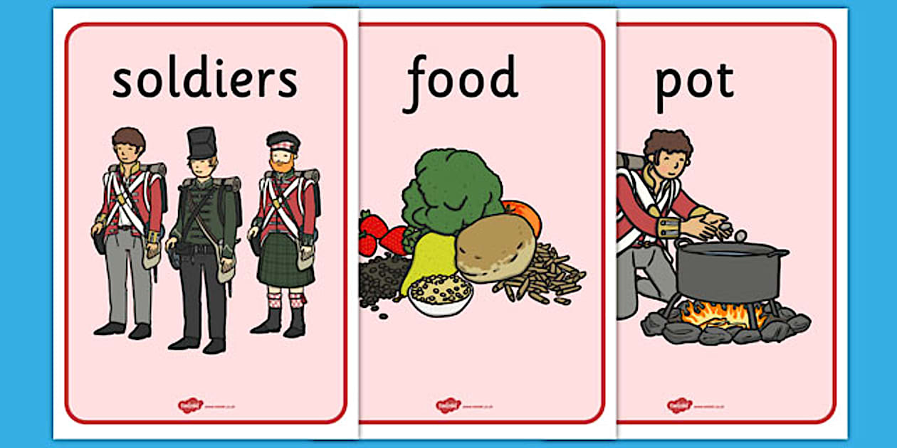 Cursive Stone Soup Display Posters (teacher made) - Twinkl