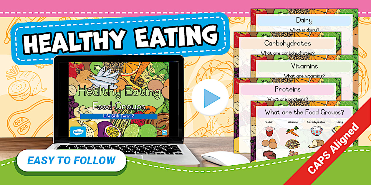 Grade 3 LS T2 Healthy Eating Food Groups PowerPoint (CAPS)