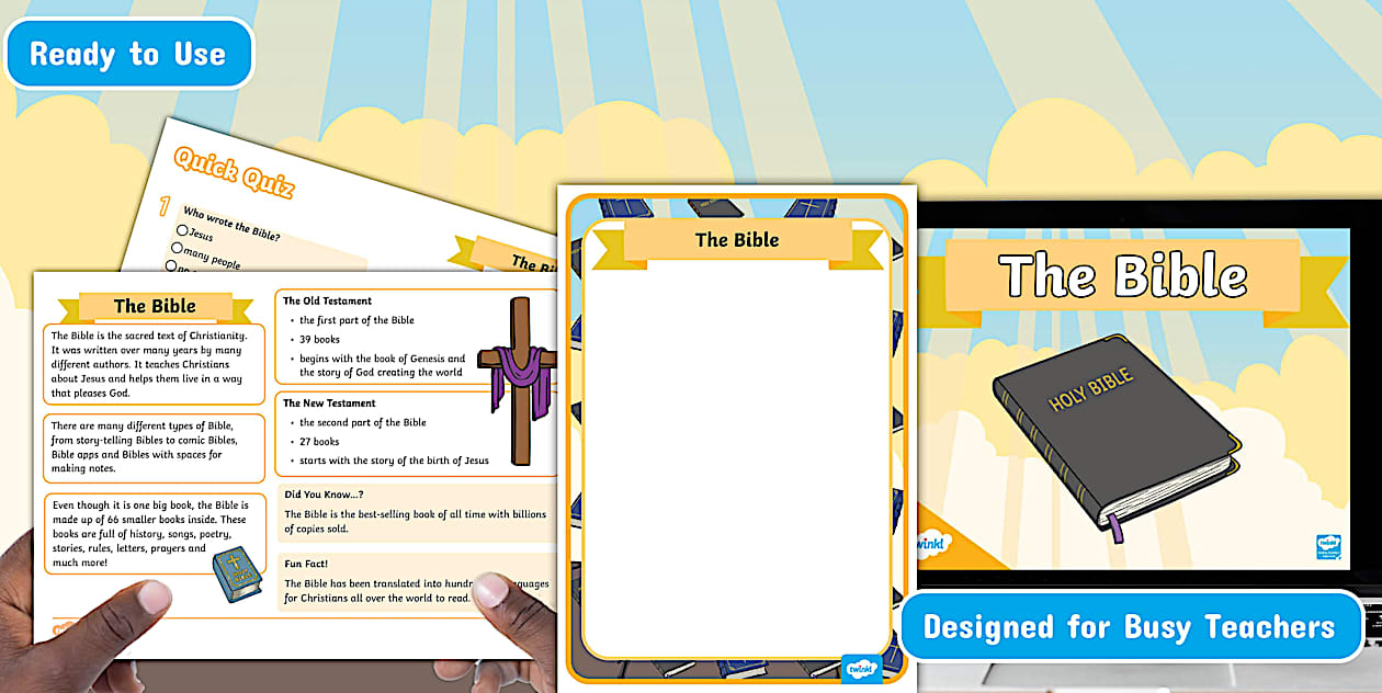 Teaching Christianity and the Bible | Task PowerPoint | KS1