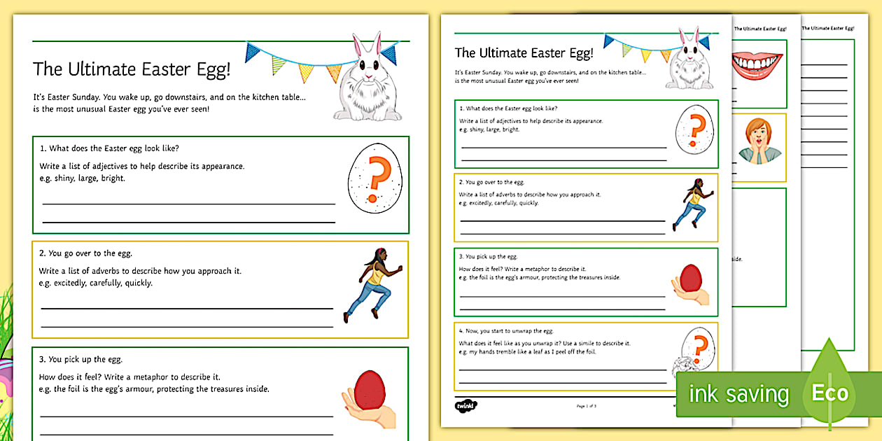 The Ultimate Easter Egg Worksheet (Teacher-Made) - Twinkl