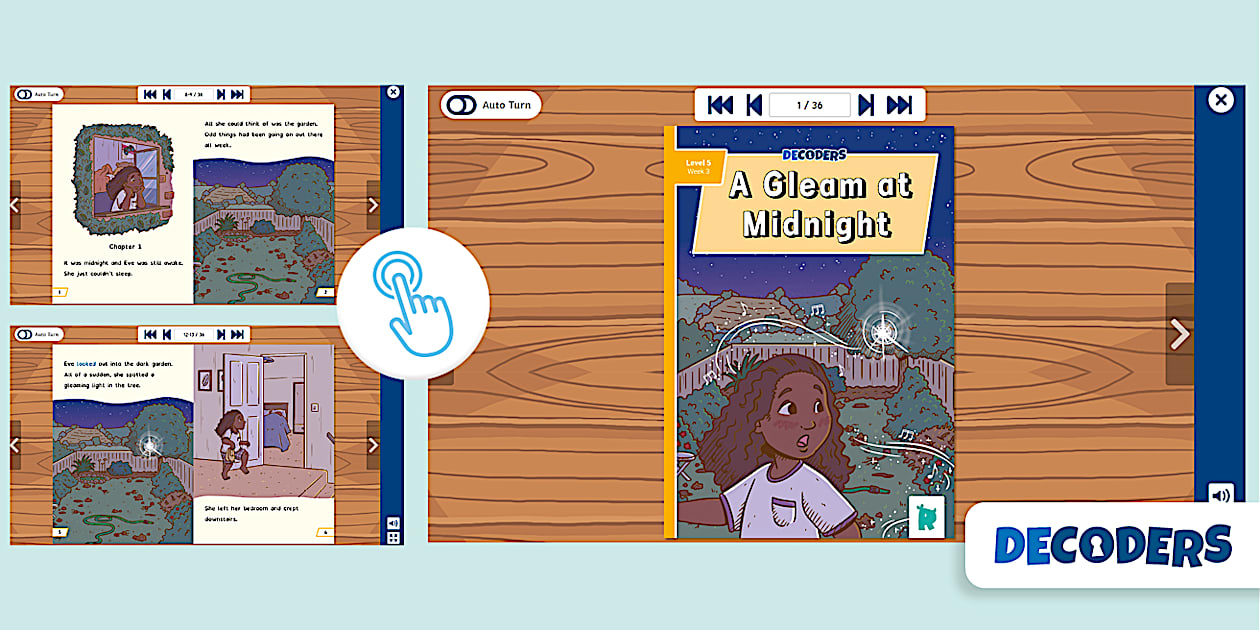 Level 5 Week 3 Decoders Book: A Gleam at Midnight - Twinkl