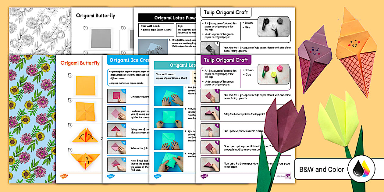 Origami Activity Pack (Teacher-Made) - Twinkl