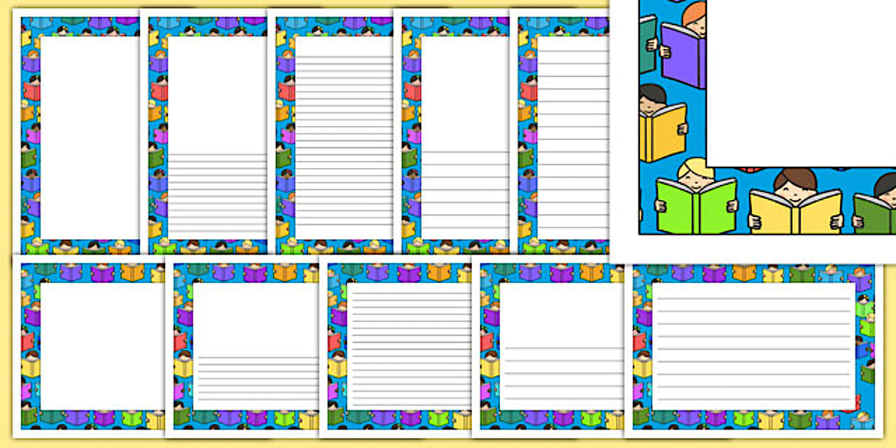 English Reading Page Borders (teacher made) - Twinkl