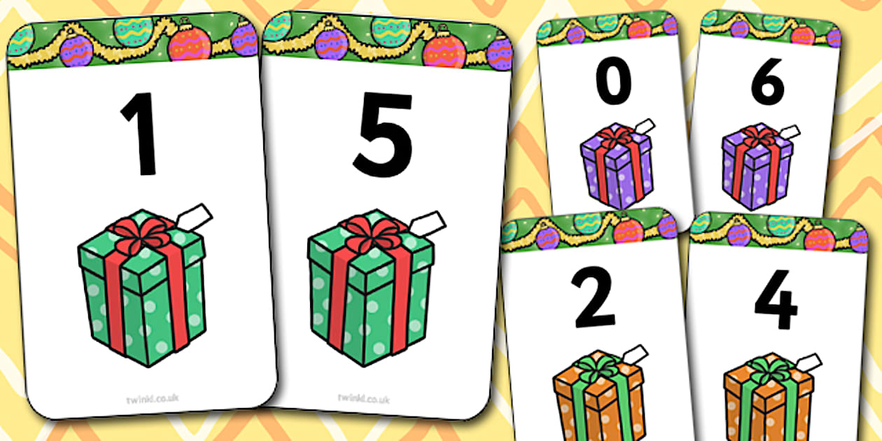 Number Bonds to 6 Matching Cards (Presents) - Twinkl