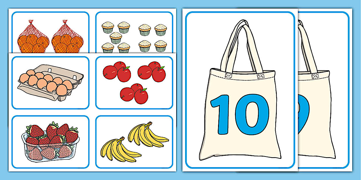 👉 Finding and Sorting 9 and 10: Grocery Shopping Activity