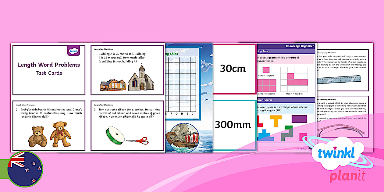 Level 3 Length: Supporting Activity Pack (teacher made)
