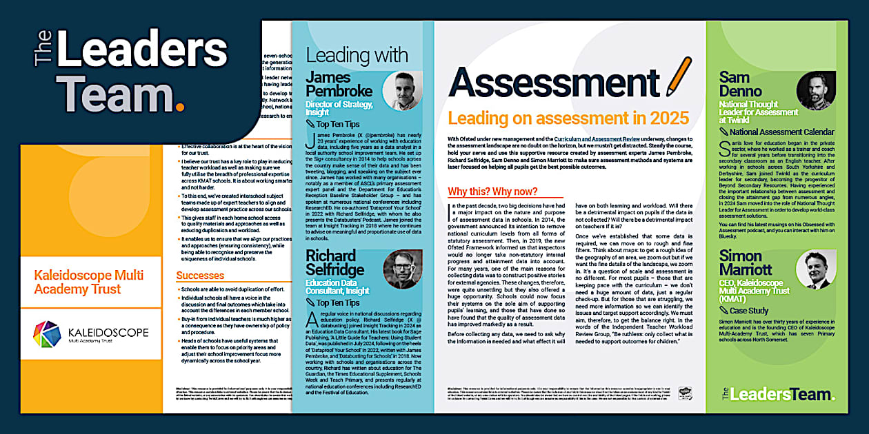 FREE! - Leading With Assessment (teacher made) - Twinkl