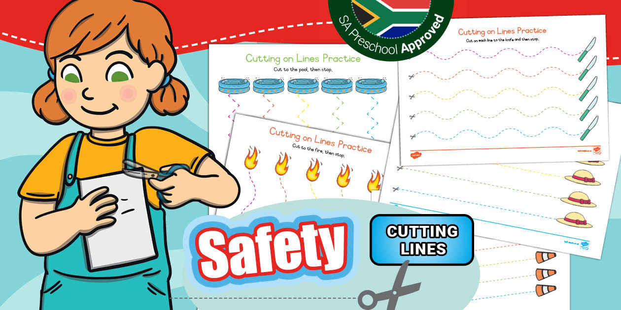 Preschool: Safety - Cutting Lines