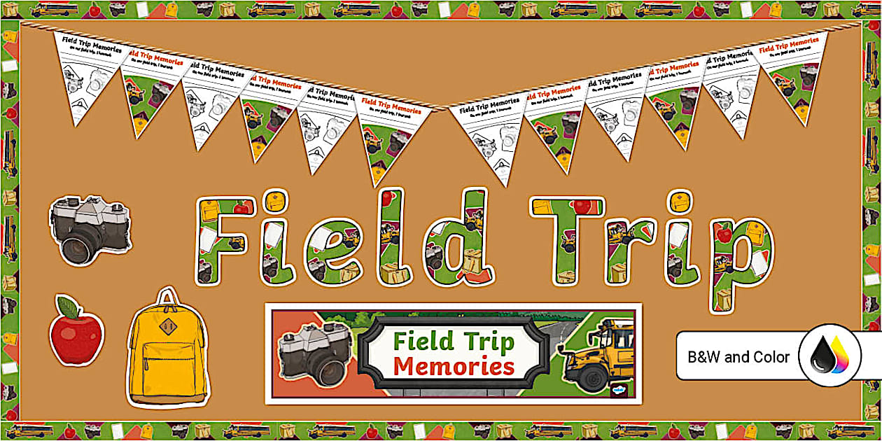 Field Trip Bulletin Board Pack for Grades 3-5 | Twinkl USA