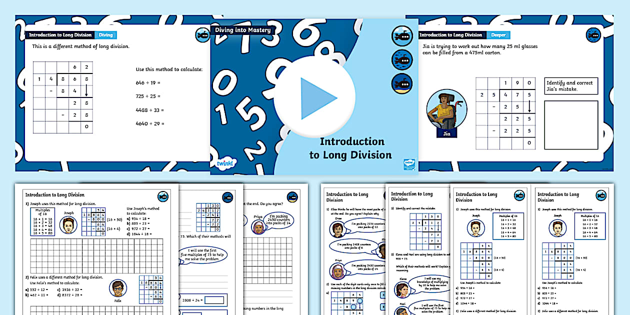 👉 Year 6 DiM: Step 11 Introduction to Long Division