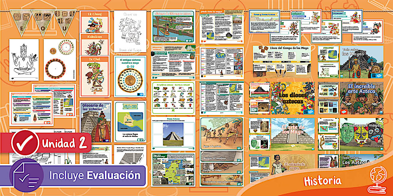 Historia | Mayas y Aztecas | 4° | Unidad 2 | mayas | aztecas