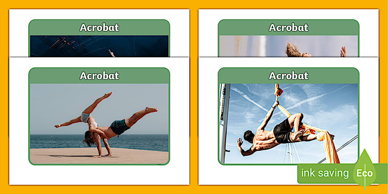 Acrobat Photo Pack (teacher made) - Twinkl