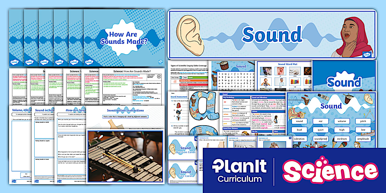 Science: Sound: Year 4 Unit Pack (teacher made) - Twinkl