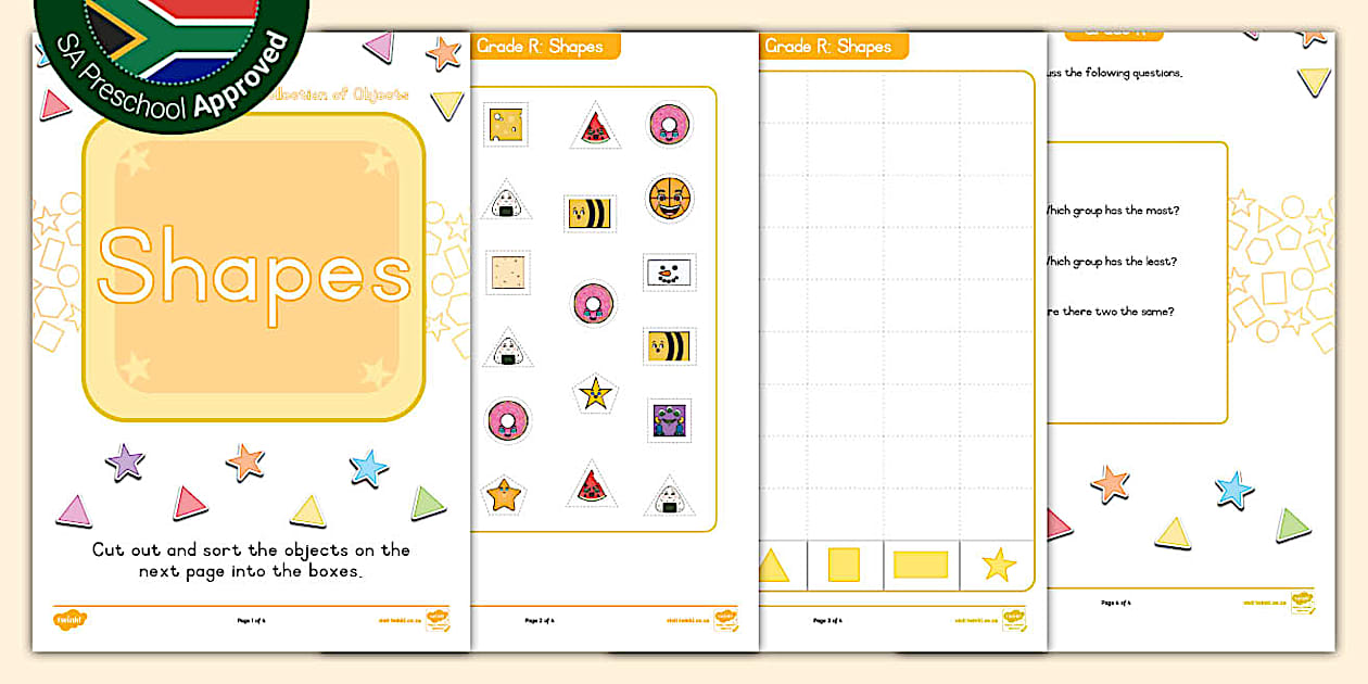 Grade R Data Handling - Discuss and Report - Shapes