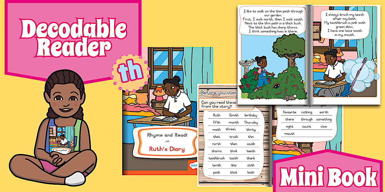 FP Phonics - th Decodable Reader - Mini Book (CAPS)