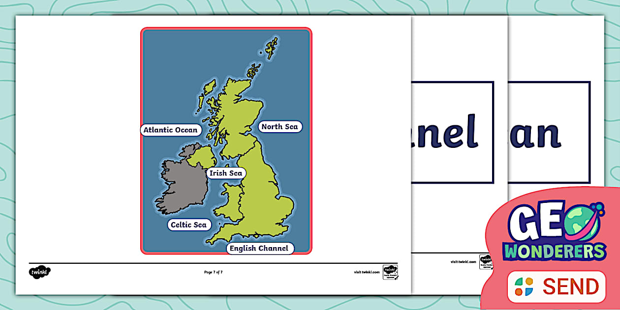 KS1 Mapping the Seas Activity | Geo Wonderers (teacher made)