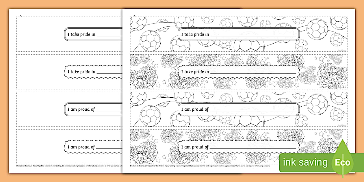 Self-Motivation Hand Band Activity (teacher made) - Twinkl