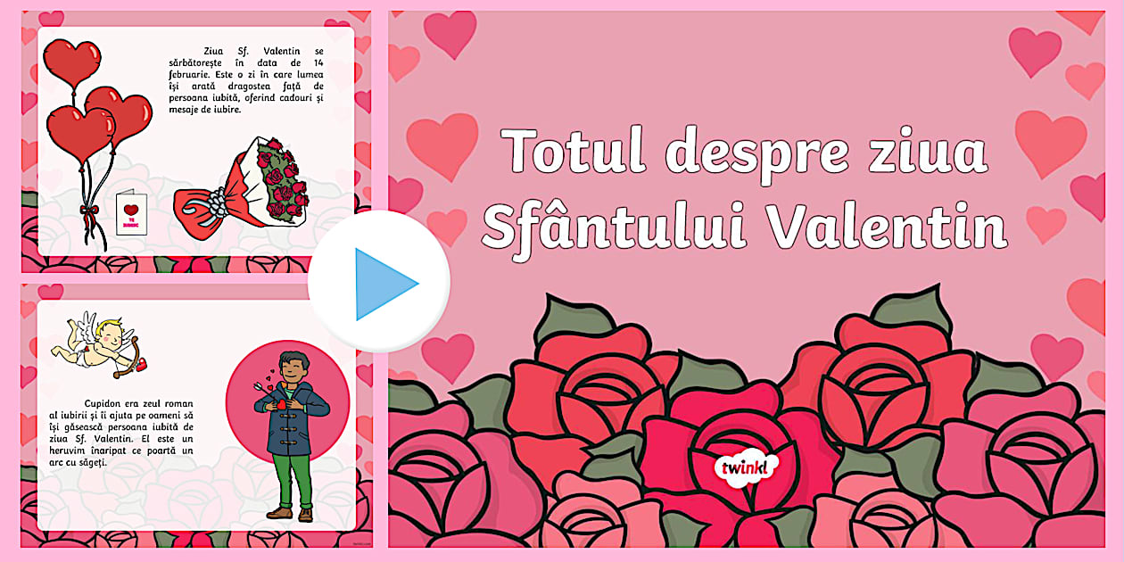 Totul despre Ziua Sfântului Valentin PowerPoint - Twinkl
