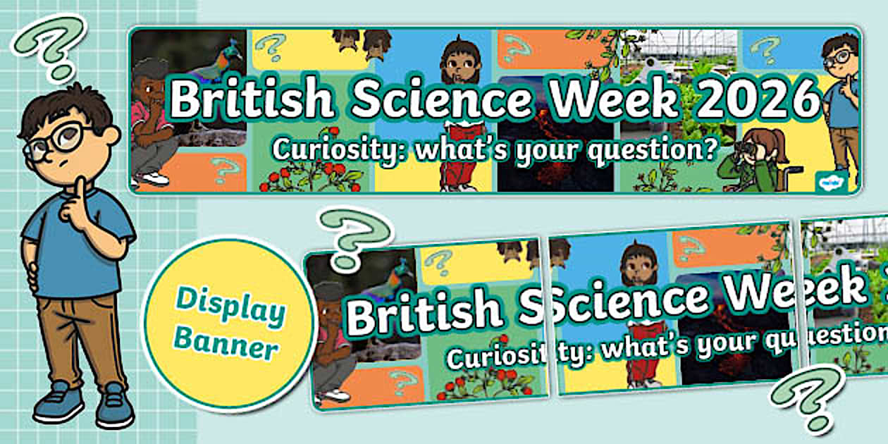 British Science Week 2026 KS1 Banner