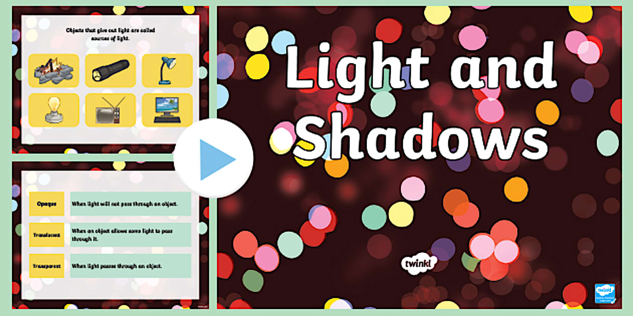 Light and Shadow KS2 Facts PowerPoint (teacher made)