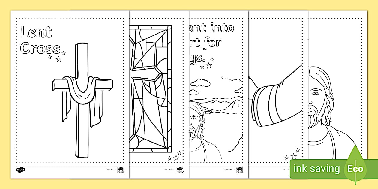 Ash Wednesday Colouring Pages - KS1 (teacher made) - Twinkl