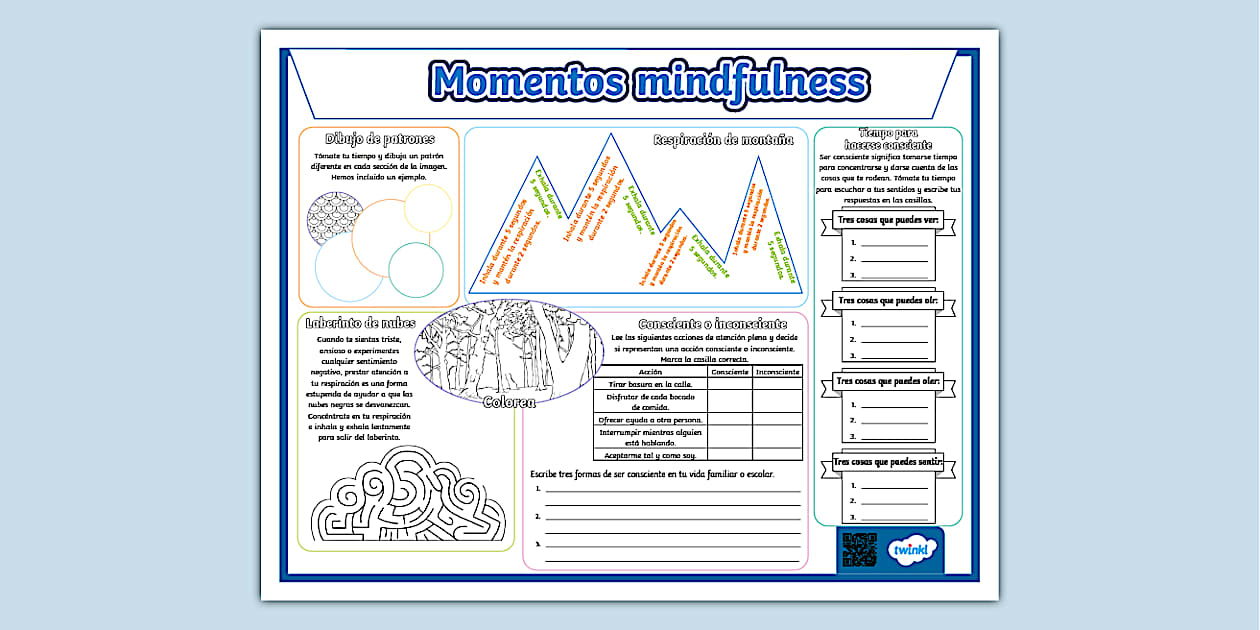 Mindfulness - actividades para primaria alta (teacher made)