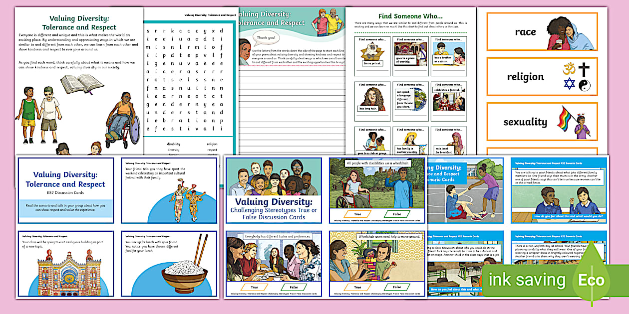 Operation Diversity: Valuing, Tolerance and Respect KS2 Pack
