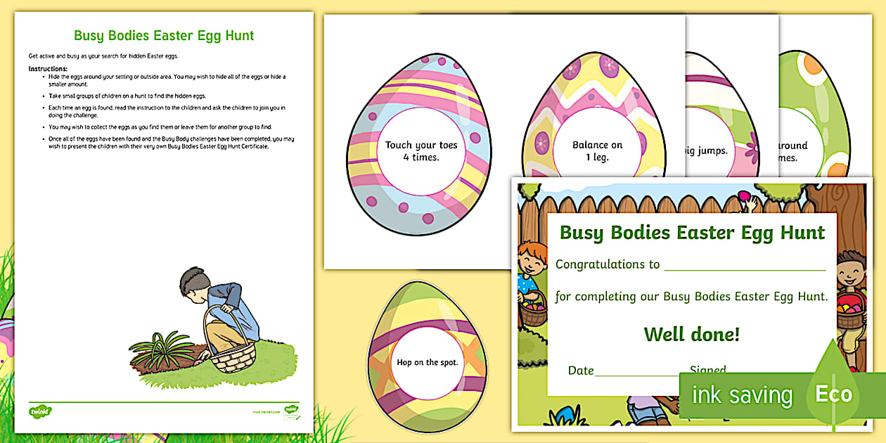 Easter Egg Hunt Kit | Easter Egg Hunt Game (teacher made)