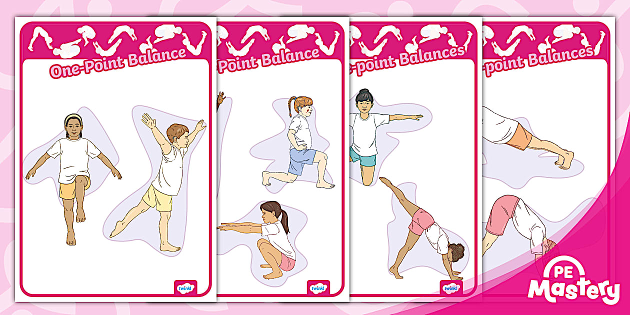 Gymnastics Shapes and Balances Posters | Twinkl | KS1
