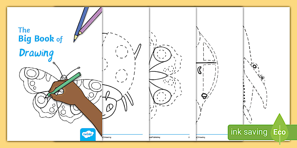 The Big Book of Drawing Activity Booklet | Twinkl | EYFS