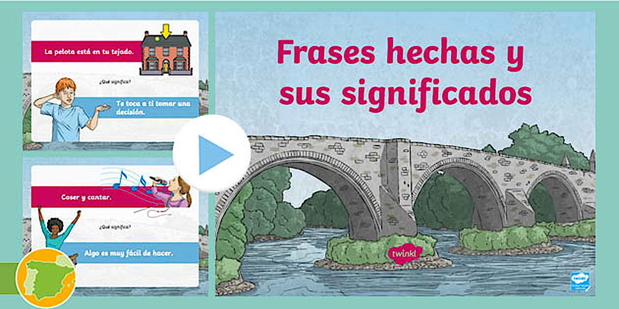 Presentación: Frases hechas y sus significados - Twinkl