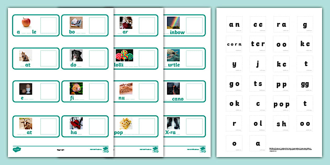 Inclusion Spelling A-Z Matching: Words and Photos - Twinkl