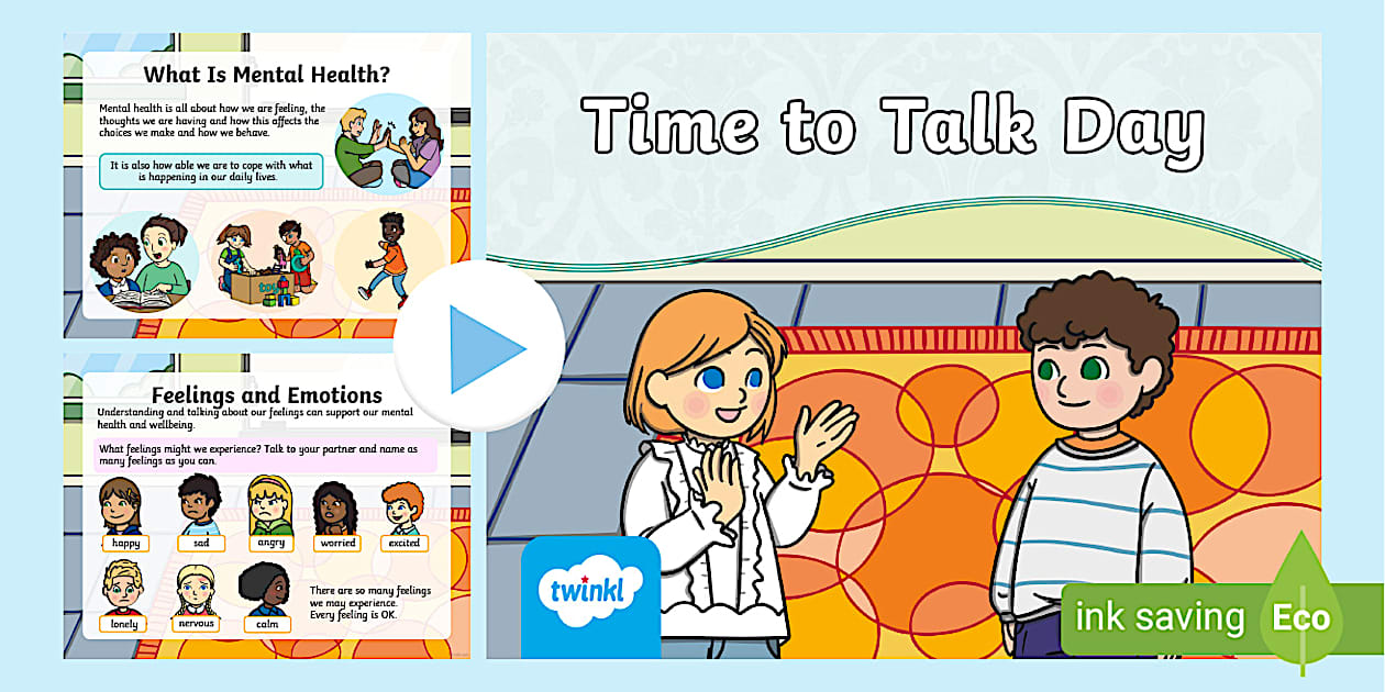 Time to Talk Day Lesson Presentation | Mental Health