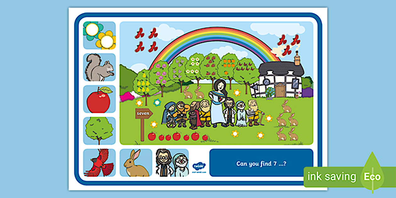 👉 Talk About Number 7 Maths Activity (teacher made)