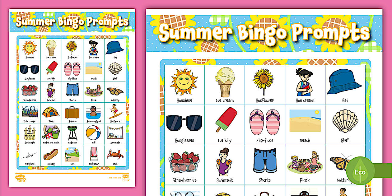 Summer Bingo Game | Summer Bingo Printable - Twinkl
