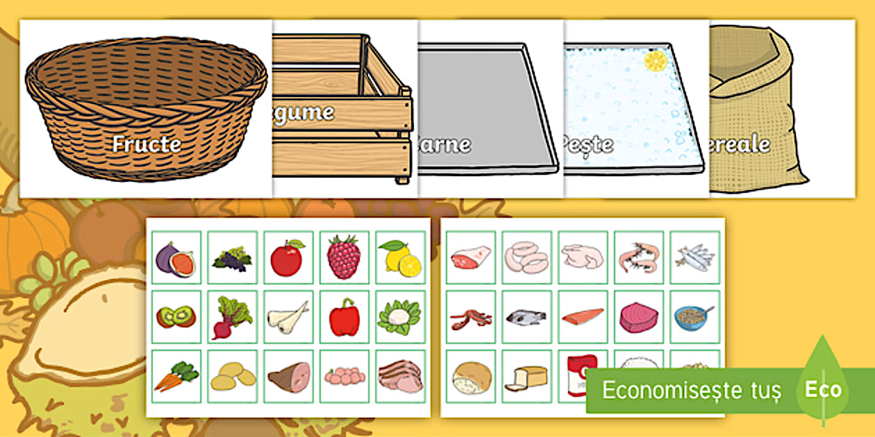 Ziua Recoltei - Joc de sortare (teacher made) - Twinkl