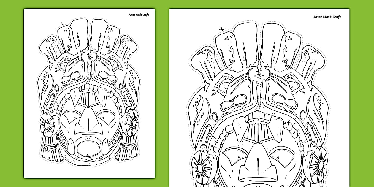Aztec Mask Craft