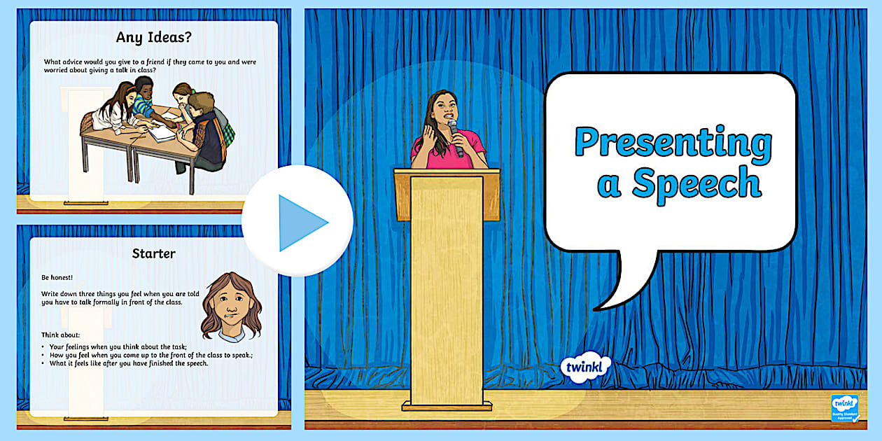 Public Speaking Skills PowerPoint - Twinkl