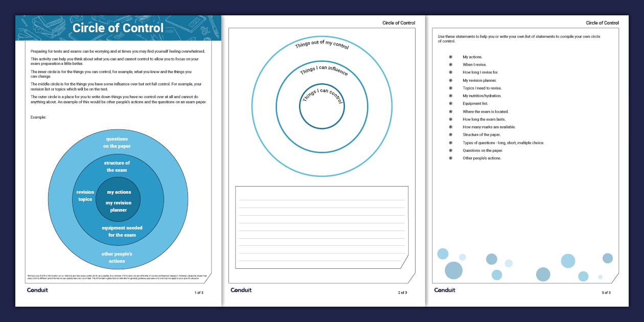 Circle of Control (teacher made) - Twinkl Circle of Control (teacher made) - Twinkl