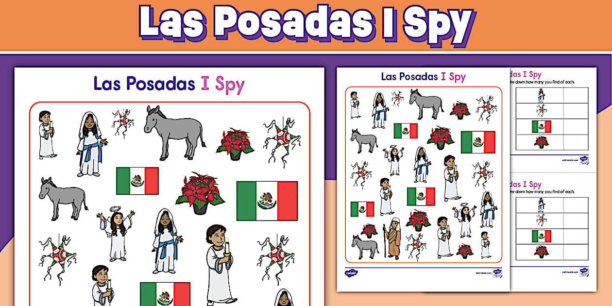 Fun Las Posadas I Spy Activity for Kids | Twinkl USA