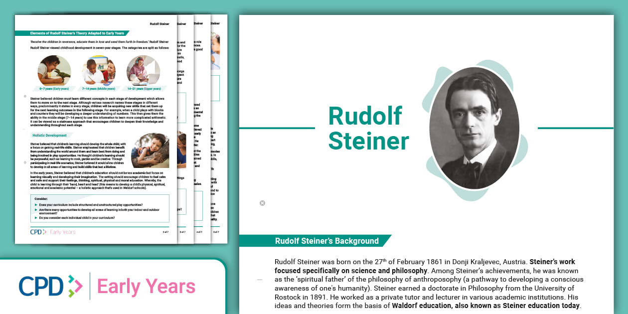 Rudolf Steiner | Handout | CPD (teacher made) - Twinkl