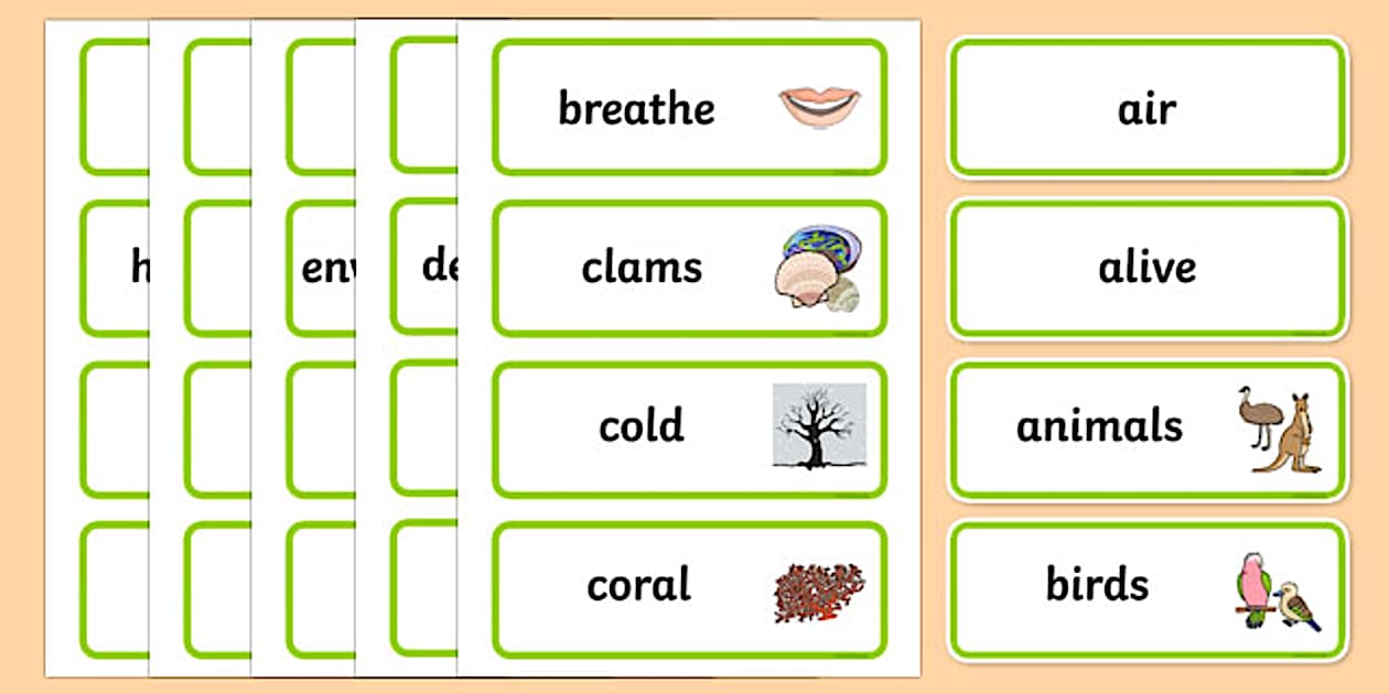 Editable Staying Alive Word Wall Display Cards - Twinkl