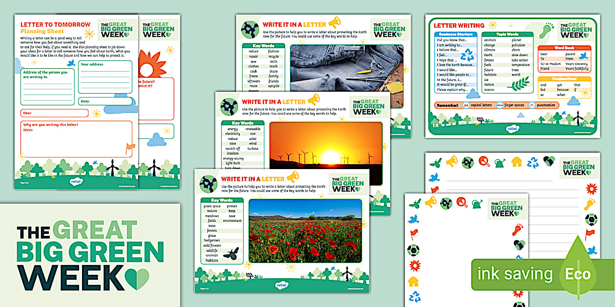 FREE! - Great Big Green Week Climate Change Persuasive Writing KS1