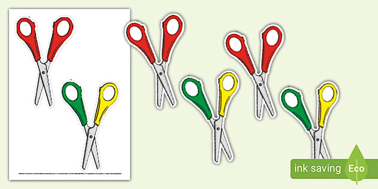 Scissors Display Cut-Out (Teacher-Made) - Twinkl