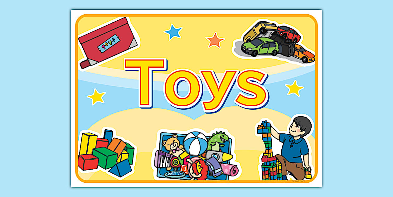 Toys Display Poster (teacher made) - Twinkl