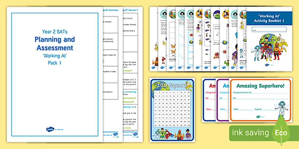 Year 2 SATs Maths Booster Pack │‘Working At’ Intervention