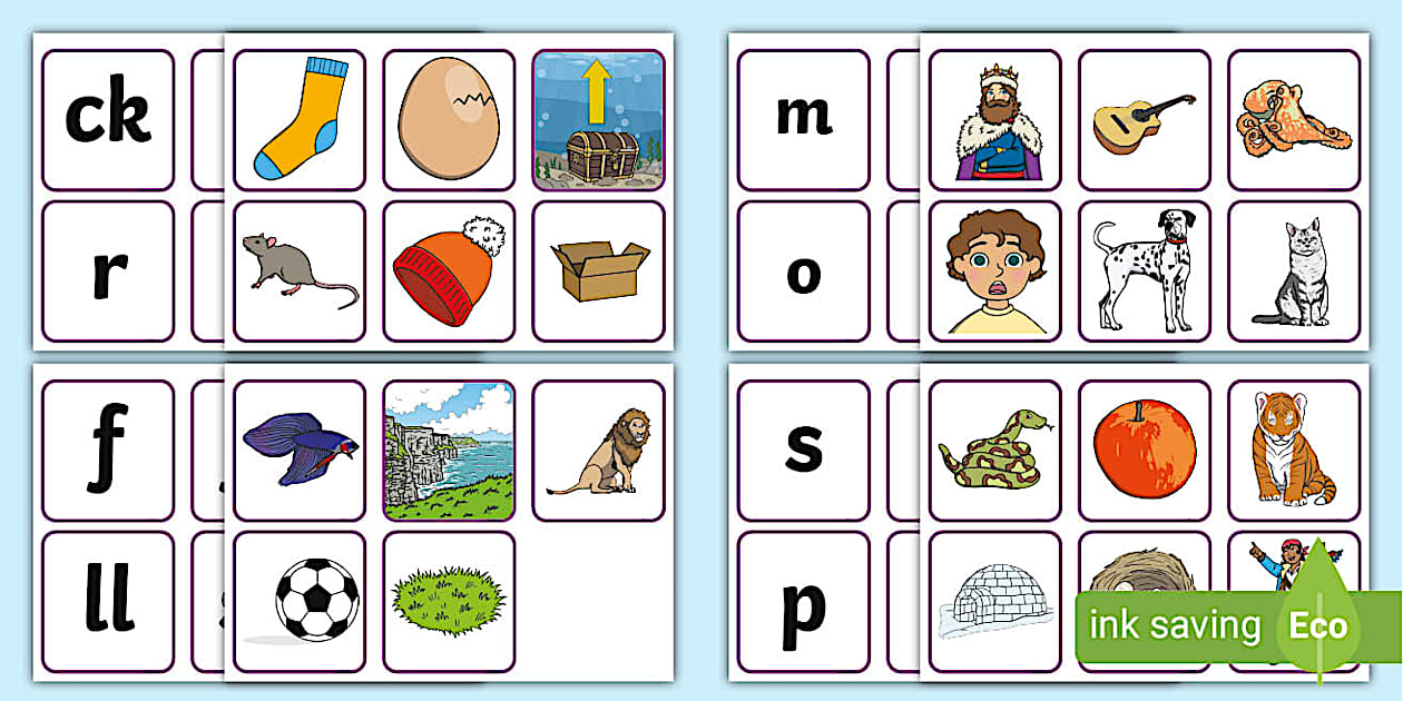 Phase 2 Matching Cards Pack (teacher made) - Twinkl